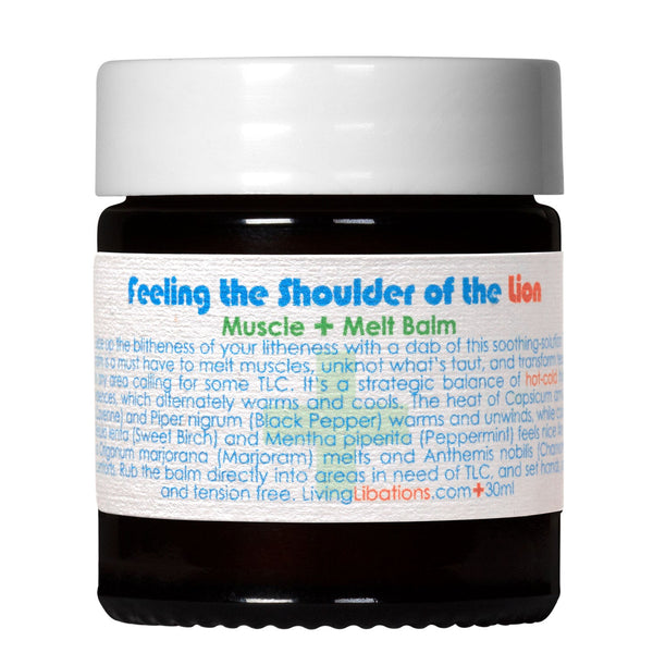 Feeling the Shoulder of the Lion - Muscle Melt Balm – Living Libations